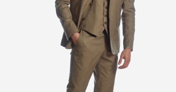 SOGO ΑΝΔΡΙΚΟ ΚΟΣΤΟΥΜΙ ΜΕ ΓΙΛΕΚΟ REGULAR FIT ΜΠΕΖ 22004-390-103